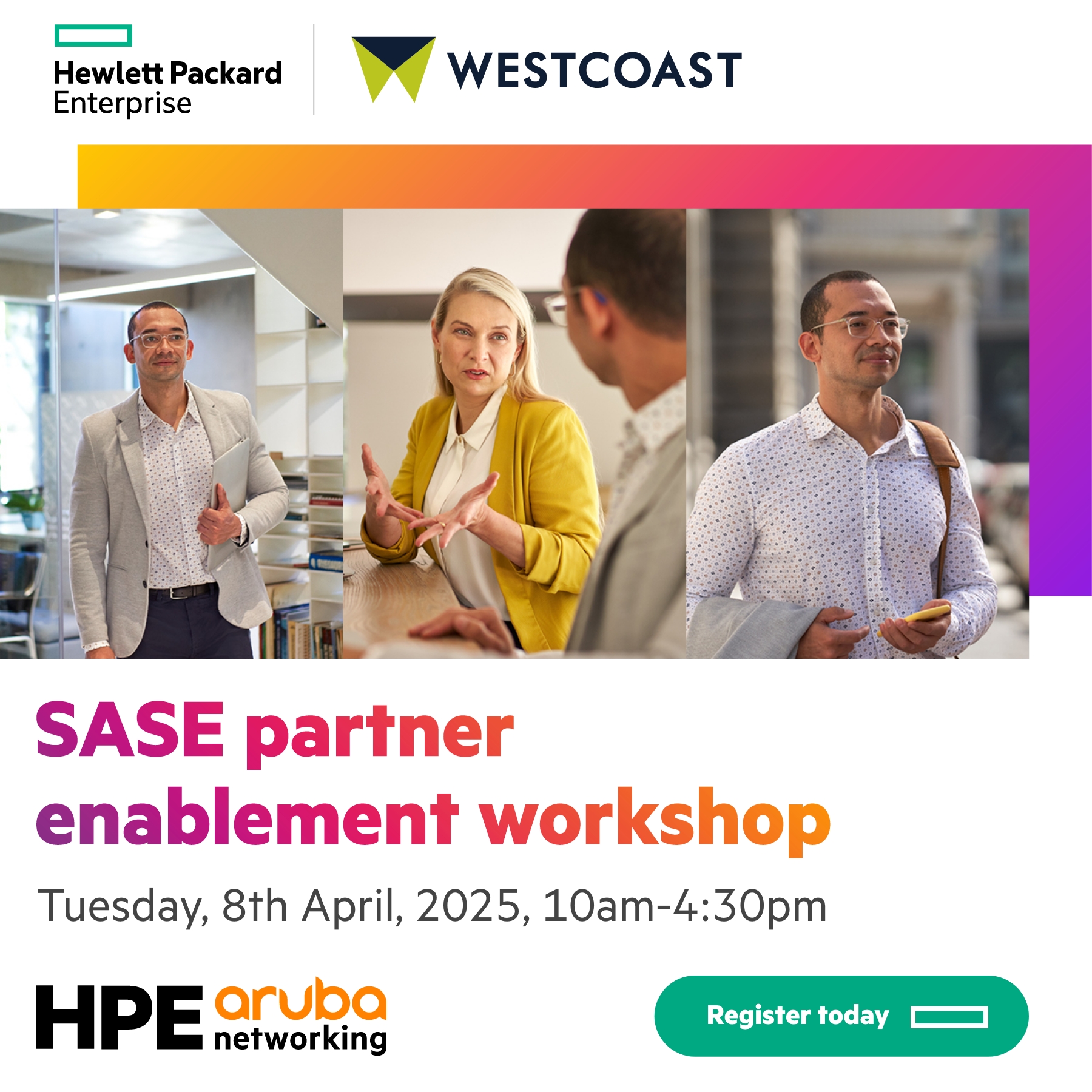 SASE partner enablement workshop - HPE Aruba Networking and Westcoast Ireland
